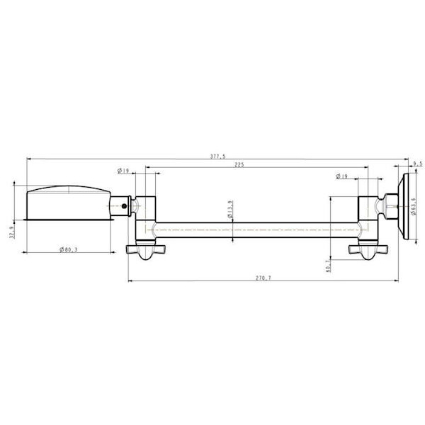 Buy Directional Brass Shower Head – Hi-Rise Chrome Finish Online